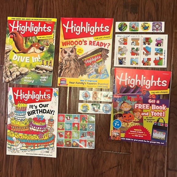 Highlights Magazine | Toys | 4 Highlights Childrens Fun Activity ...